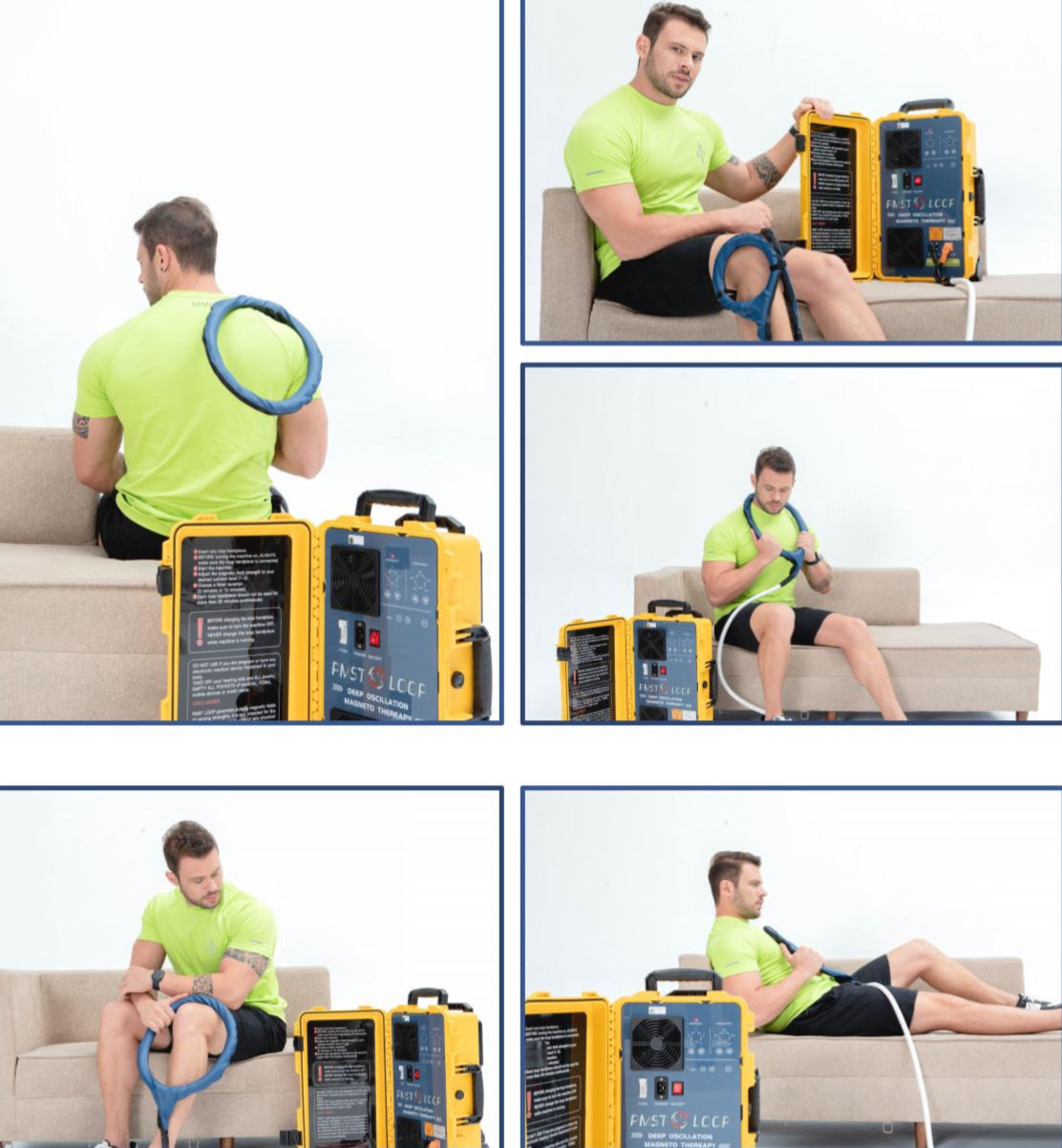 PMST LOOP Portable PEMF Therapy Machine with Rugged Travel Case – Juvawave